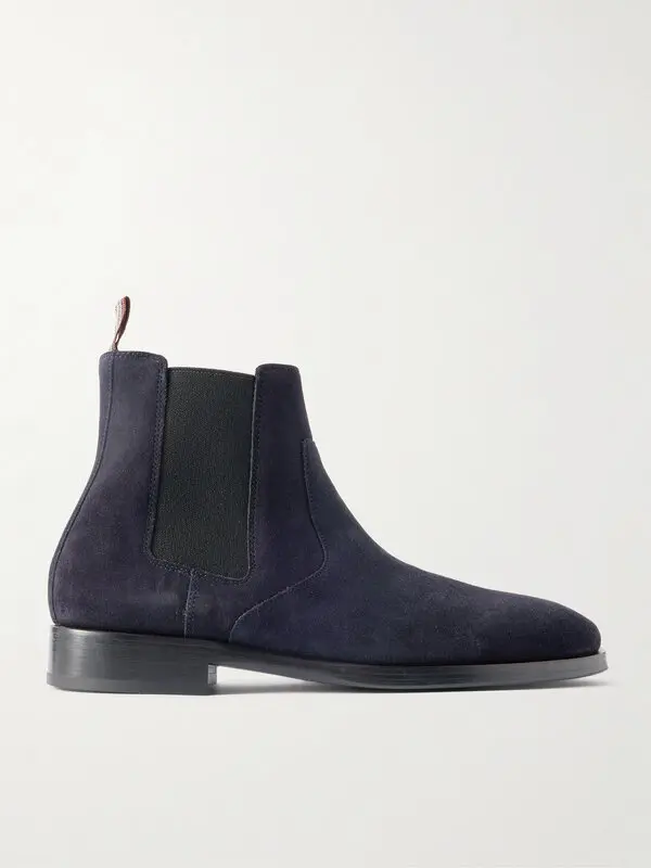 Paul Smith Lawson Suede Chelsea Boots - Blue