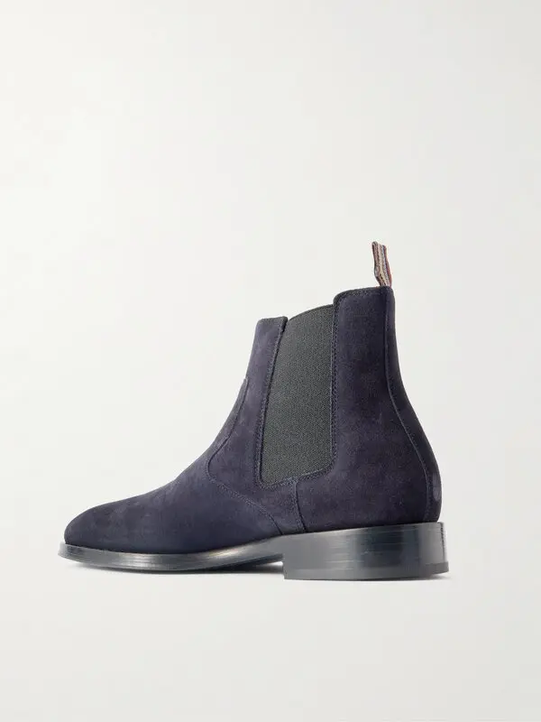 Paul Smith Lawson Suede Chelsea Boots - Blue