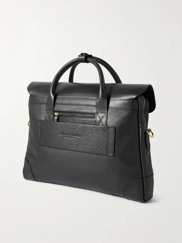 Bennett Winch Full-grain Leather Briefcase - Black