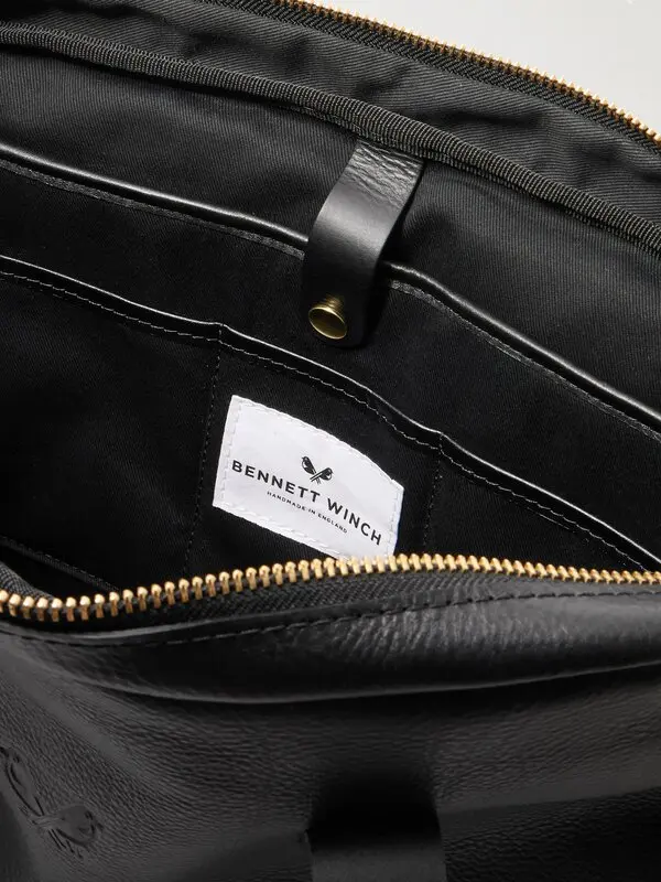 Bennett Winch Full-grain Leather Briefcase - Black