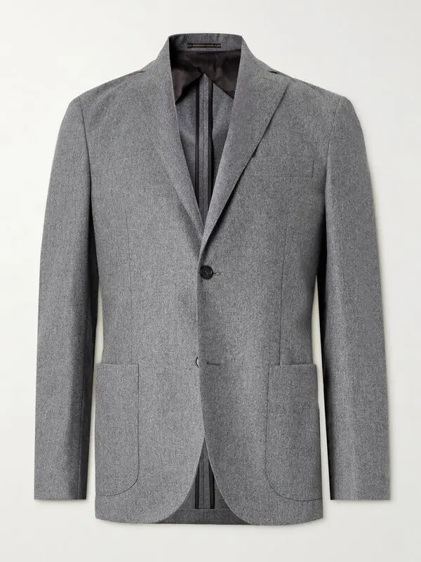 SLOWEAR Slim-fit Wool-blend Blazer
