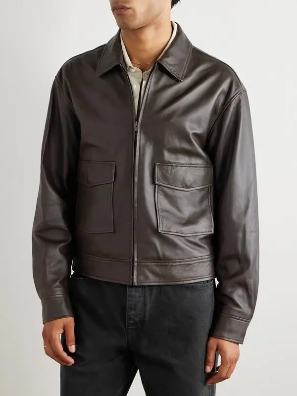 NILI LOTAN Majorca Leather Jacket