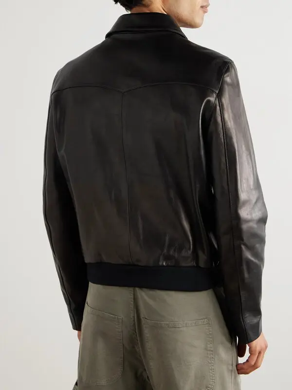 NILI LOTAN Hammond Leather Jacket
