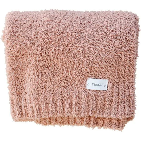 SARANONI Bamboni Receiving Blanket - French Rose