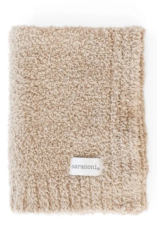 SARANONI Bamboni Mini Blanket - Taupe