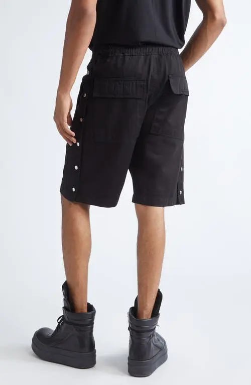 Rick Owens Pusher Cotton Shorts