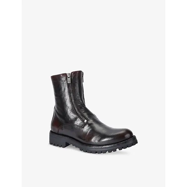 Officine Creative Loraine 026 Leather Ankle Boots