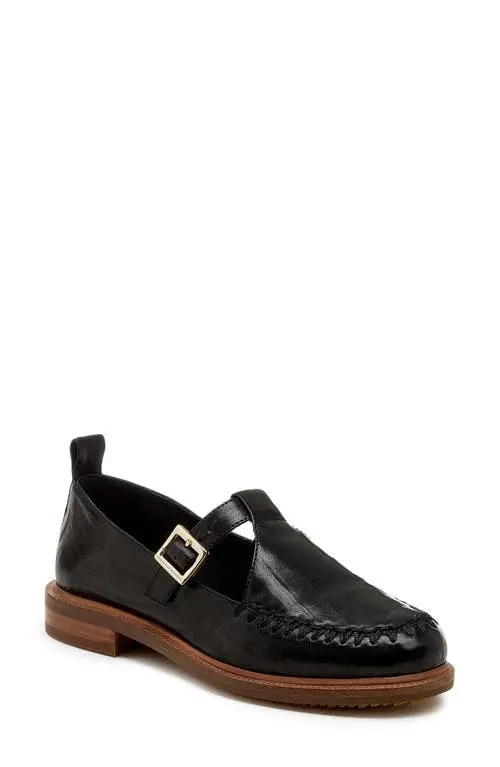 KELSI DAGGER BROOKLYN Lou Mary Jane Loafer - Black