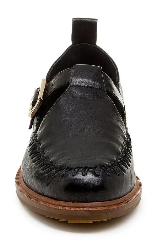 KELSI DAGGER BROOKLYN Lou Mary Jane Loafer - Black