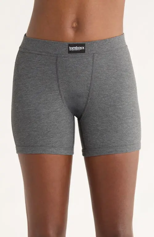 TOMBOYX Rib 4.5-inch Boxer Briefs - Heather Gray