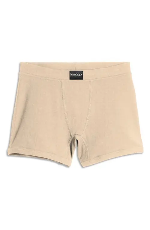 TOMBOYX Rib 4.5-inch Boxer Briefs - Taupe