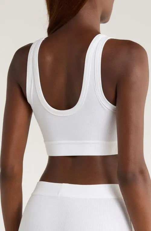 TOMBOYX Essentials Rib Sports Bra - Bright White
