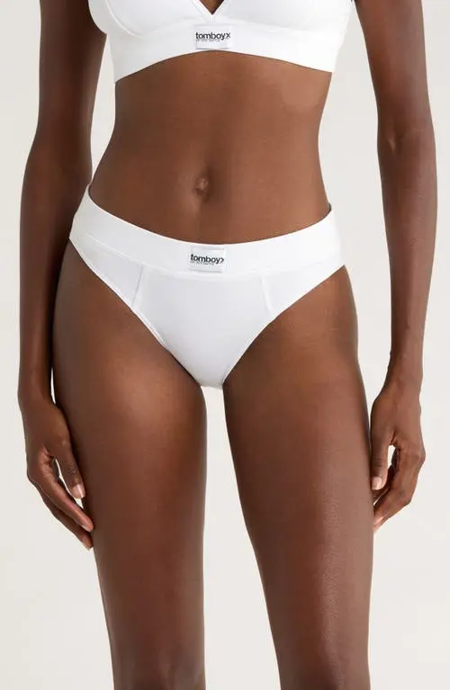 TOMBOYX Rib Bikini Briefs - Bright White