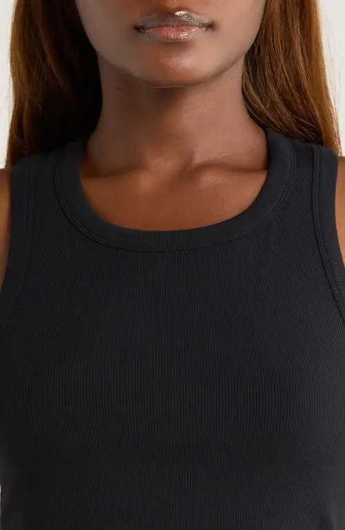 TOMBOYX Rib Longline Sports Bra - Black