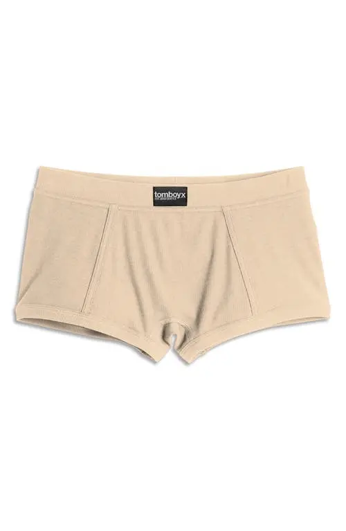 TOMBOYX Rib Boyshorts - Taupe