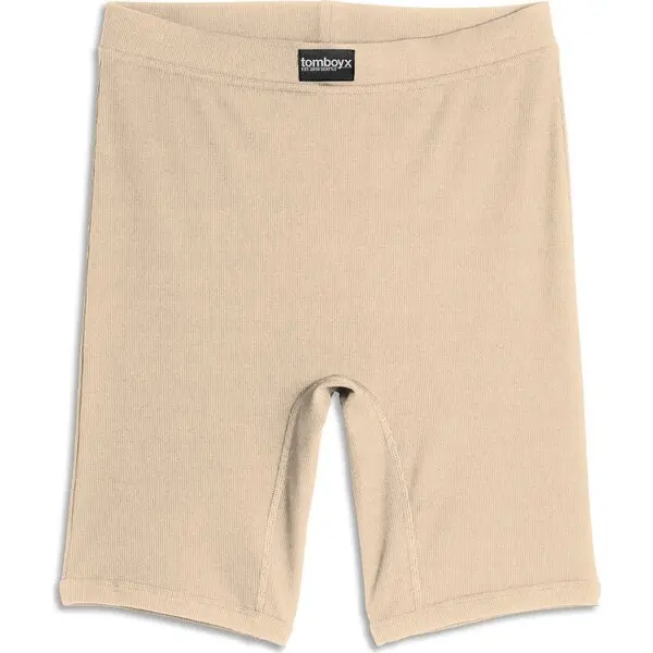 TOMBOYX Rib 9-inch Boxer Briefs - Taupe