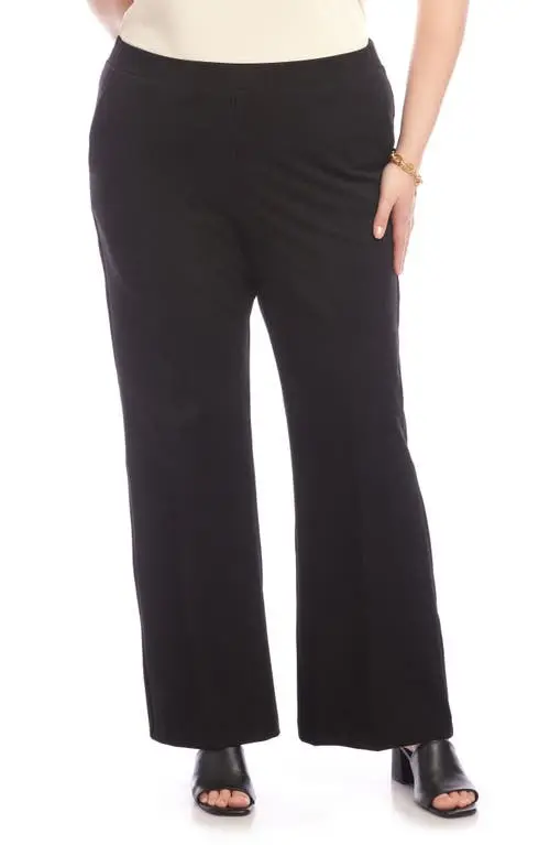 Karen Kane Straight Leg Pull-on Trousers
