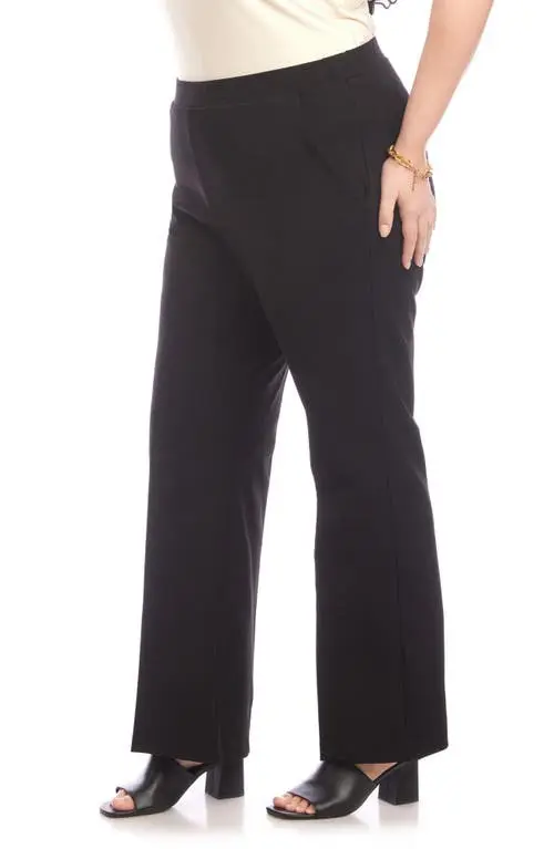 Karen Kane Straight Leg Pull-on Trousers