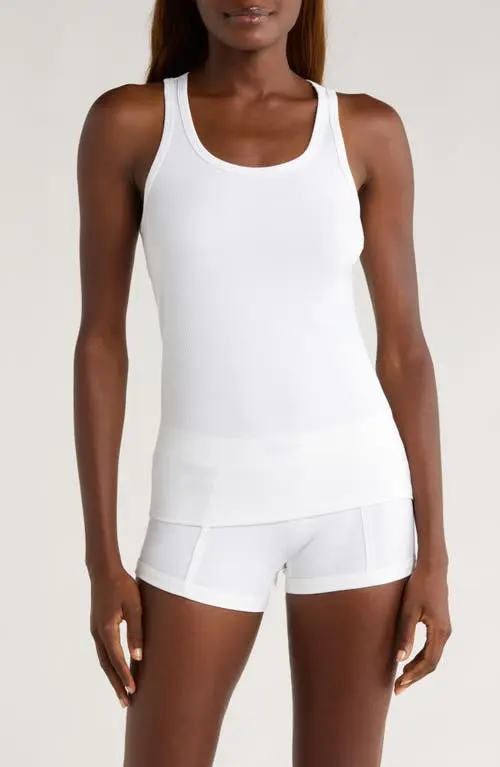 TOMBOYX Power Rib Tank Top - Bright White