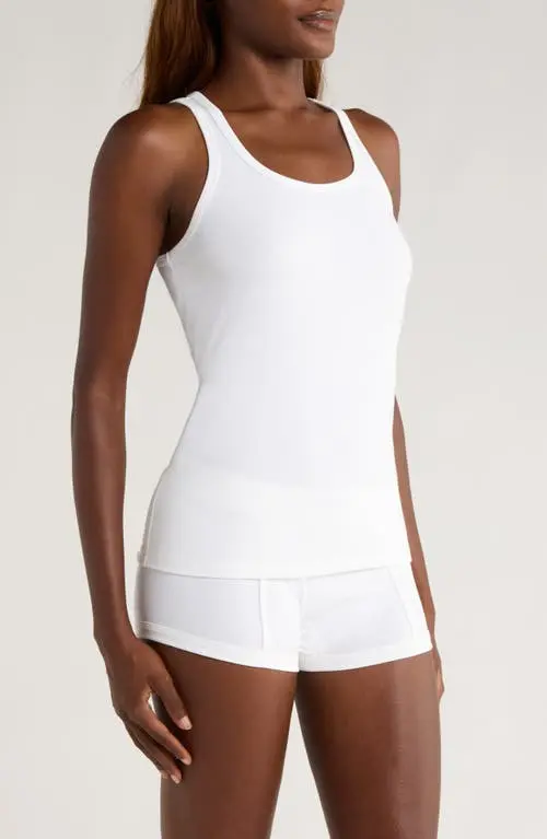 TOMBOYX Power Rib Tank Top - Bright White