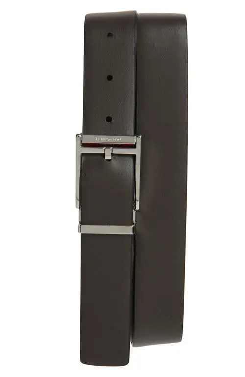FERRAGAMO Reversible Leather Belt - Nero/t.moro