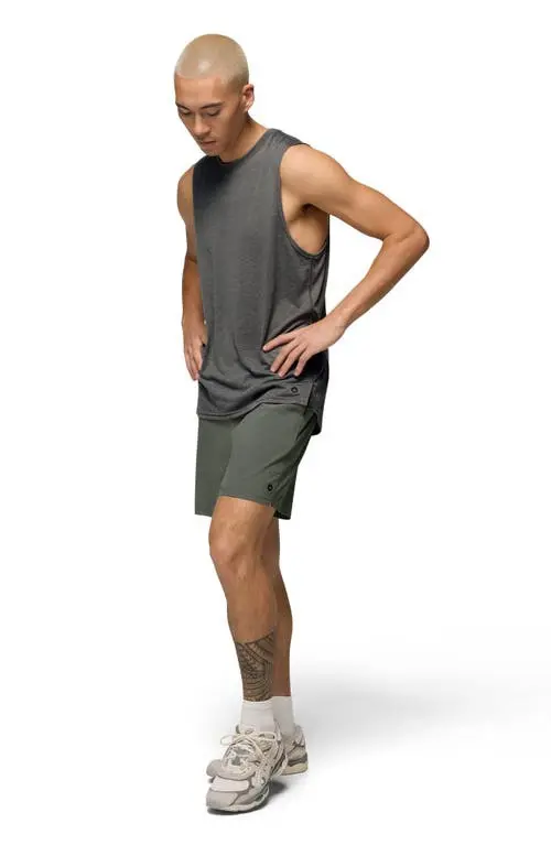 Prana Discovery Trail Drawstring Shorts - Thyme