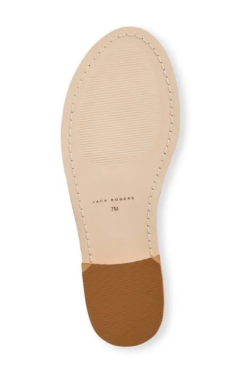 Jack Rogers Jacks Jewel Embellished Flip Flops - Ivory