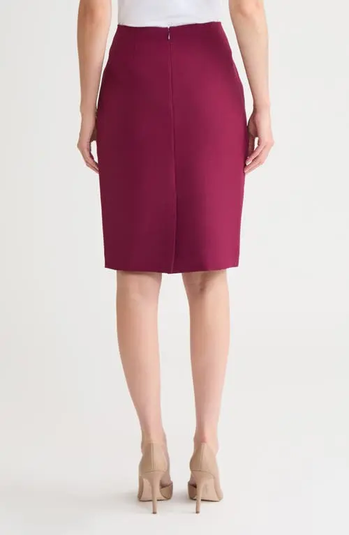 KASPER Slim Fit Skirt - Shiraz