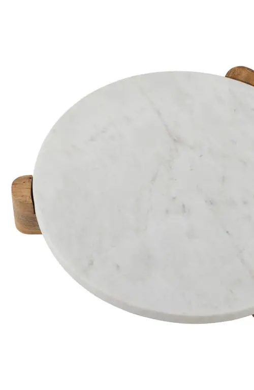 RENWIL Marble & Wood Tray