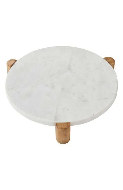 RENWIL Marble & Wood Tray