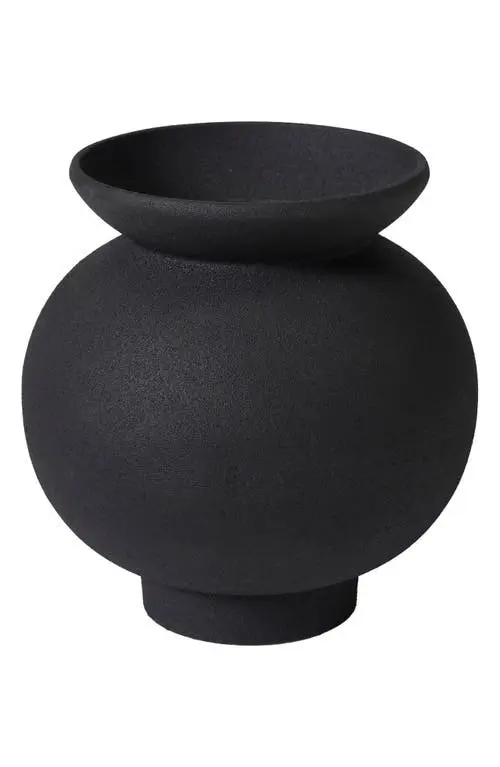 RENWIL Cast Aluminum Decorative Vase - Black