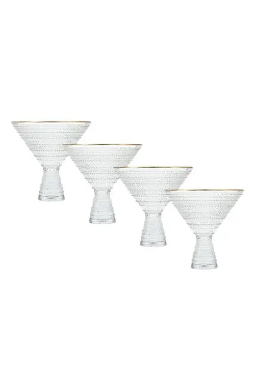 FORTESSA Jupiter Set Of 4 Martini Glasses - Clear