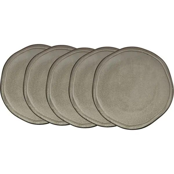 FORTESSA Stōn Set Of 6 Salad Plates - Mist