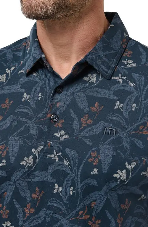 Travis Mathew Relationship Status Floral Polo - Titan