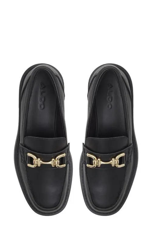 Aldo Platform Lug Sole Loafer - Black