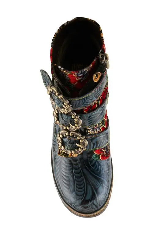 SPRING STEP SHOES Brazza Bootie - Navy Multi