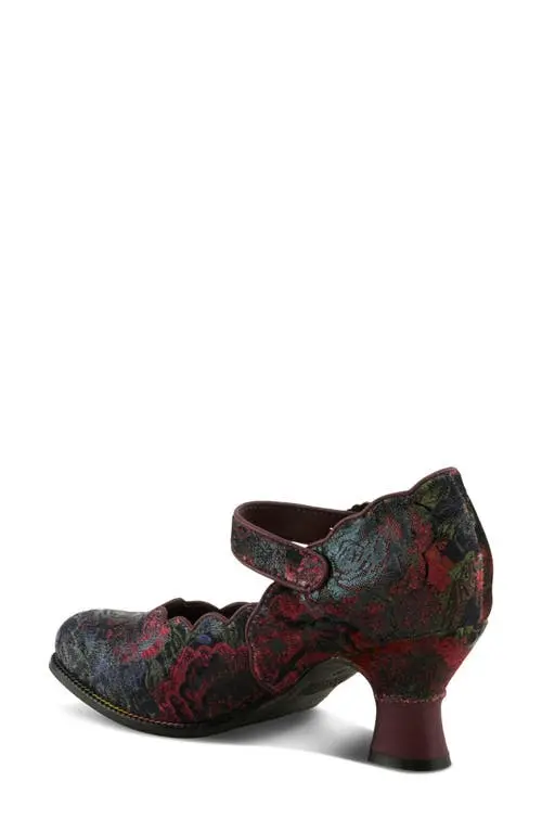 SPRING STEP SHOES Adodora Mary Jane Pump - Plum Multi