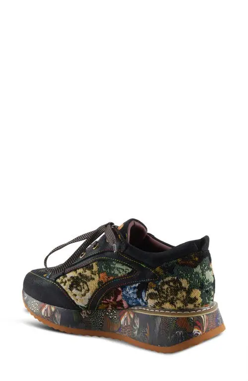 SPRING STEP SHOES Invidia Platform Sneakers - Black Multi