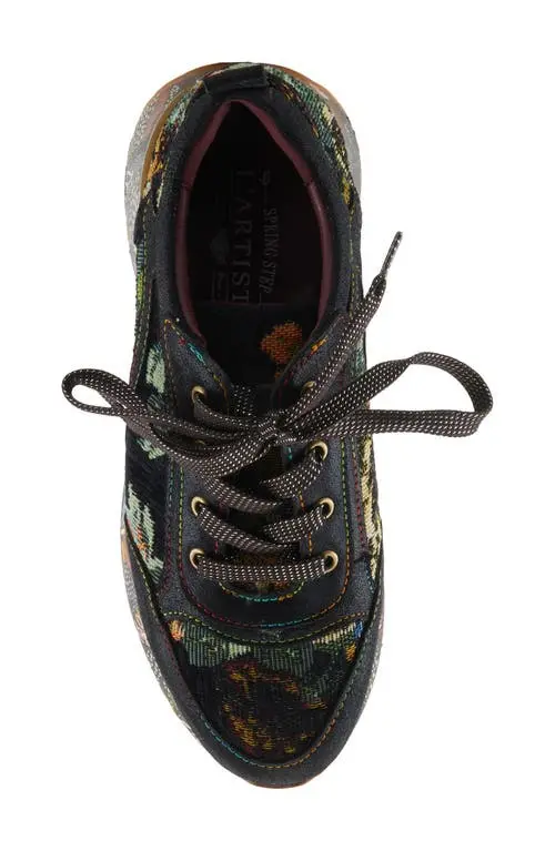 SPRING STEP SHOES Invidia Platform Sneakers - Black Multi
