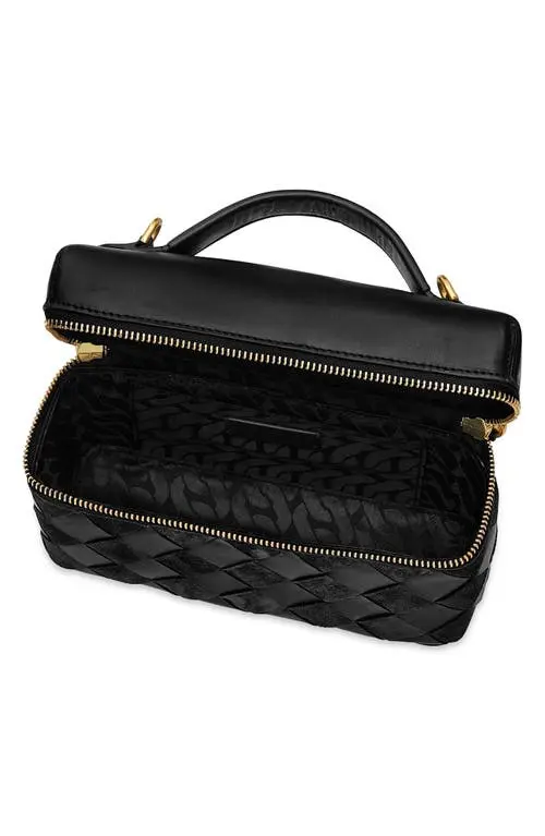 Rebecca Minkoff Frankie Leather Train Case - Black