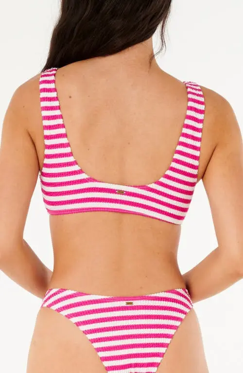 Rip Curl Es Vedra Stripe Crinkle Bikini Top