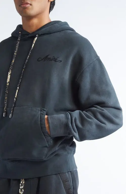 Amiri Oversized Bleach Bandana Hoodie