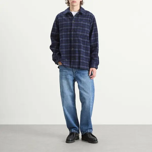 A.p.c. Stanley Check Wool Overshirt