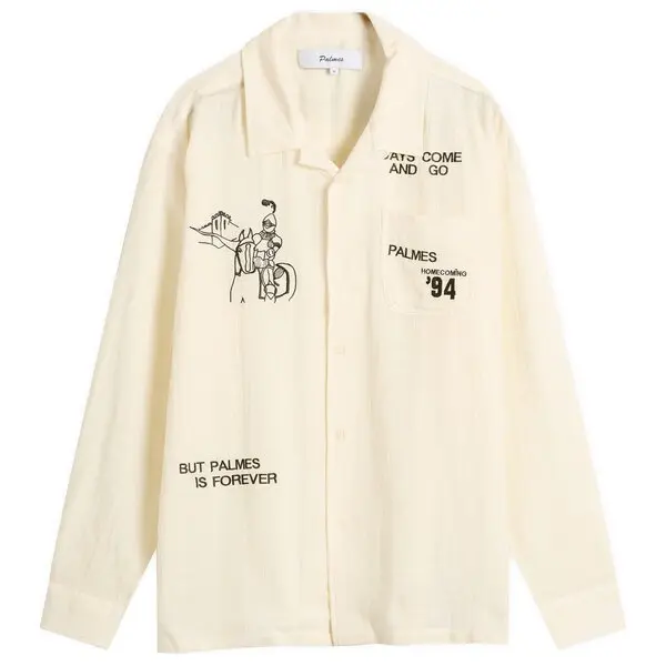 PALMES Forever Camp Collar Shirt