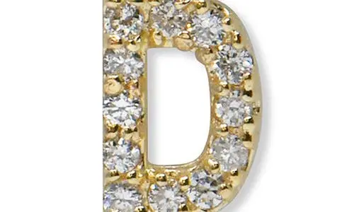Anzie Love Letter Pavé Diamond Charm - Clear - D