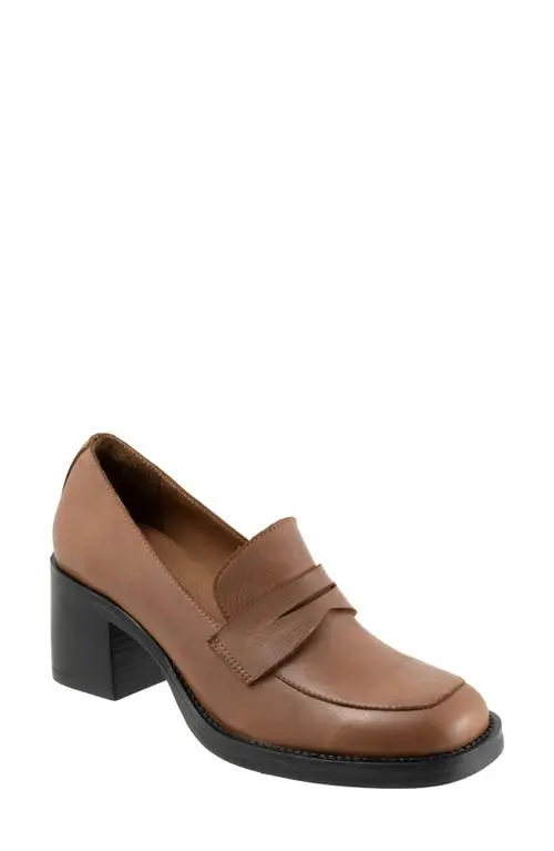 BUENO Penny Loafer Pump - Tan