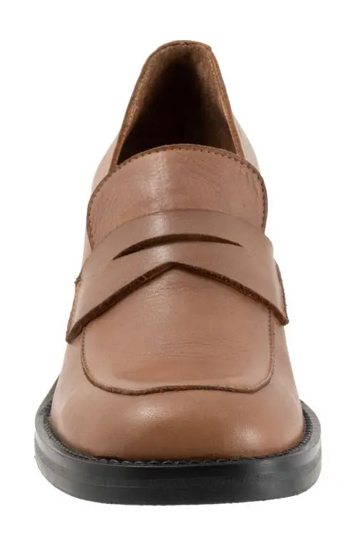 BUENO Penny Loafer Pump - Tan
