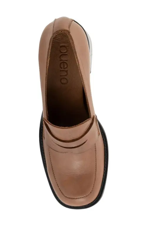 BUENO Penny Loafer Pump - Tan