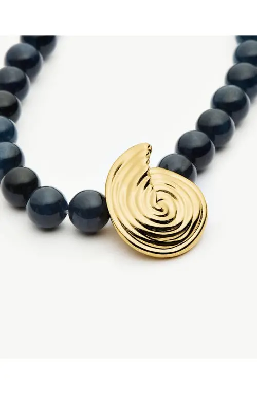MISSOMA Beaded Spiral Pendant Necklace