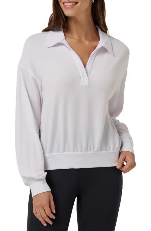 Travis Mathew Cloud French Terry Sweatshirt - White